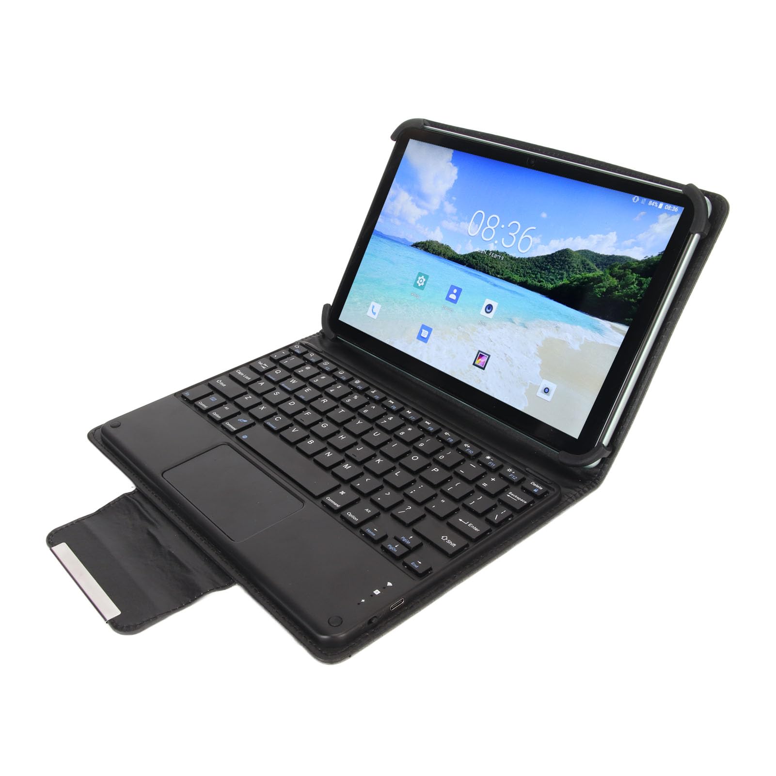 Luqeeg Tablet PC, 10.1 Inch FHD 4G LTE 5G WiFi Octa Core CPU 8GB RAM 256GB ROM 2 Card Slots Gaming Tablet for School (US Plug)