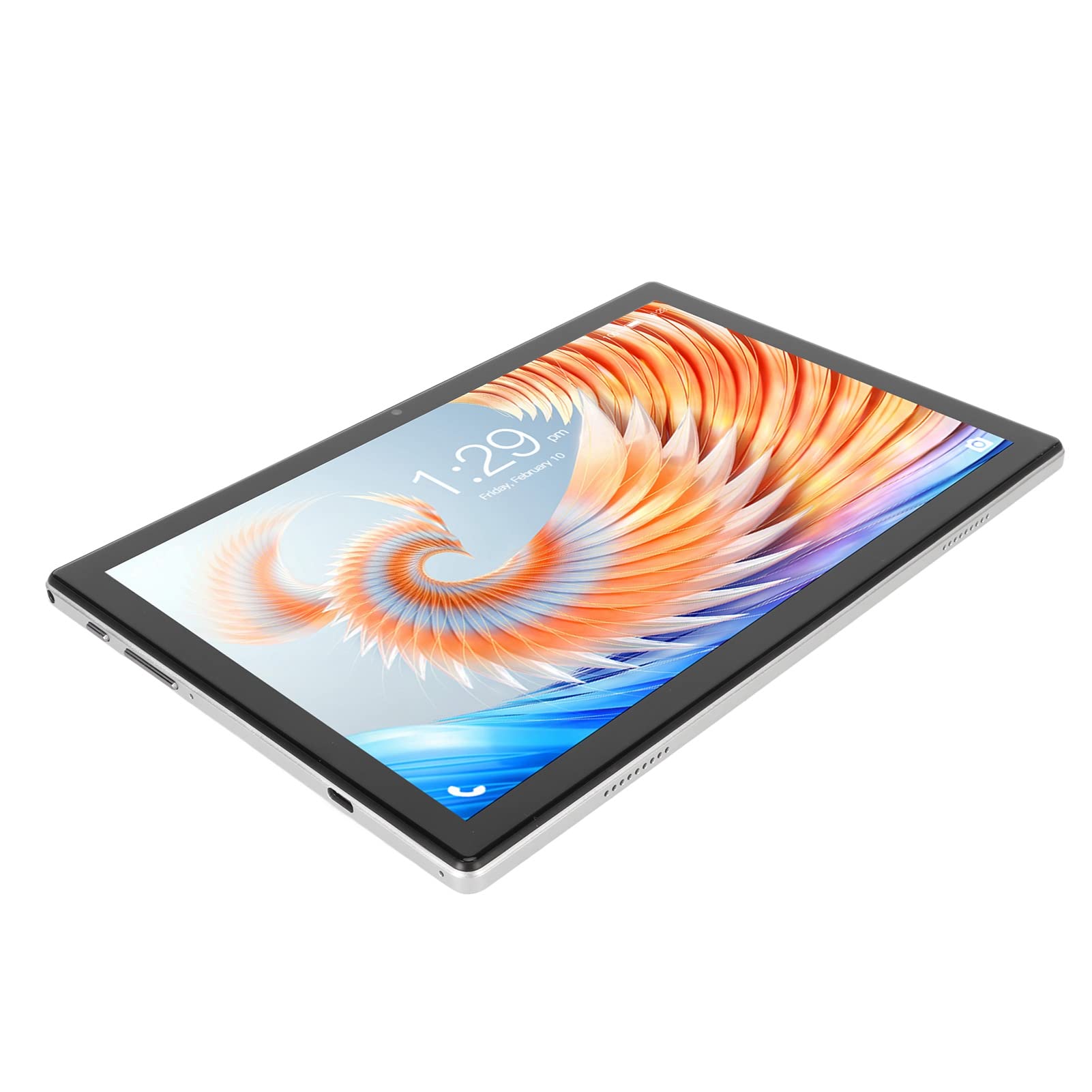 MAVIS LAVEN Tablet PC, 4G Unlocked 10.1 Inch Tablet Octa Core 100‑240V 5.0 for School (US Plug)