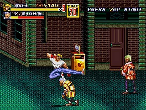 Streets of Rage 2 (Sega Genesis/Megadrive) – Reproduction Video Game Cartridge