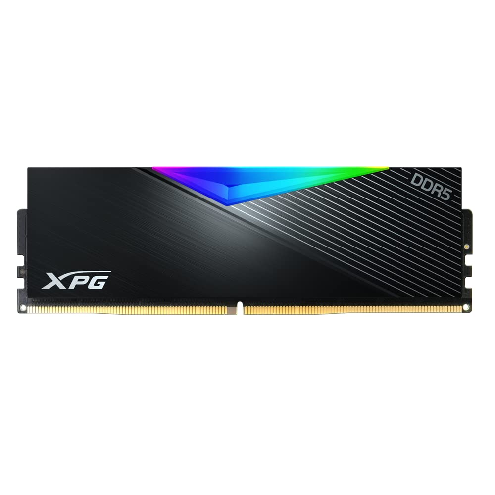 XPG Lancer DDR5 RGB 5600MHz 32GB (2x16GB) CL36-36-36 UDIMM 288-Pins Desktop SDRAM Memory RAM Kit Black Heatsink (AX5U5600C3616G-DCLARBK)