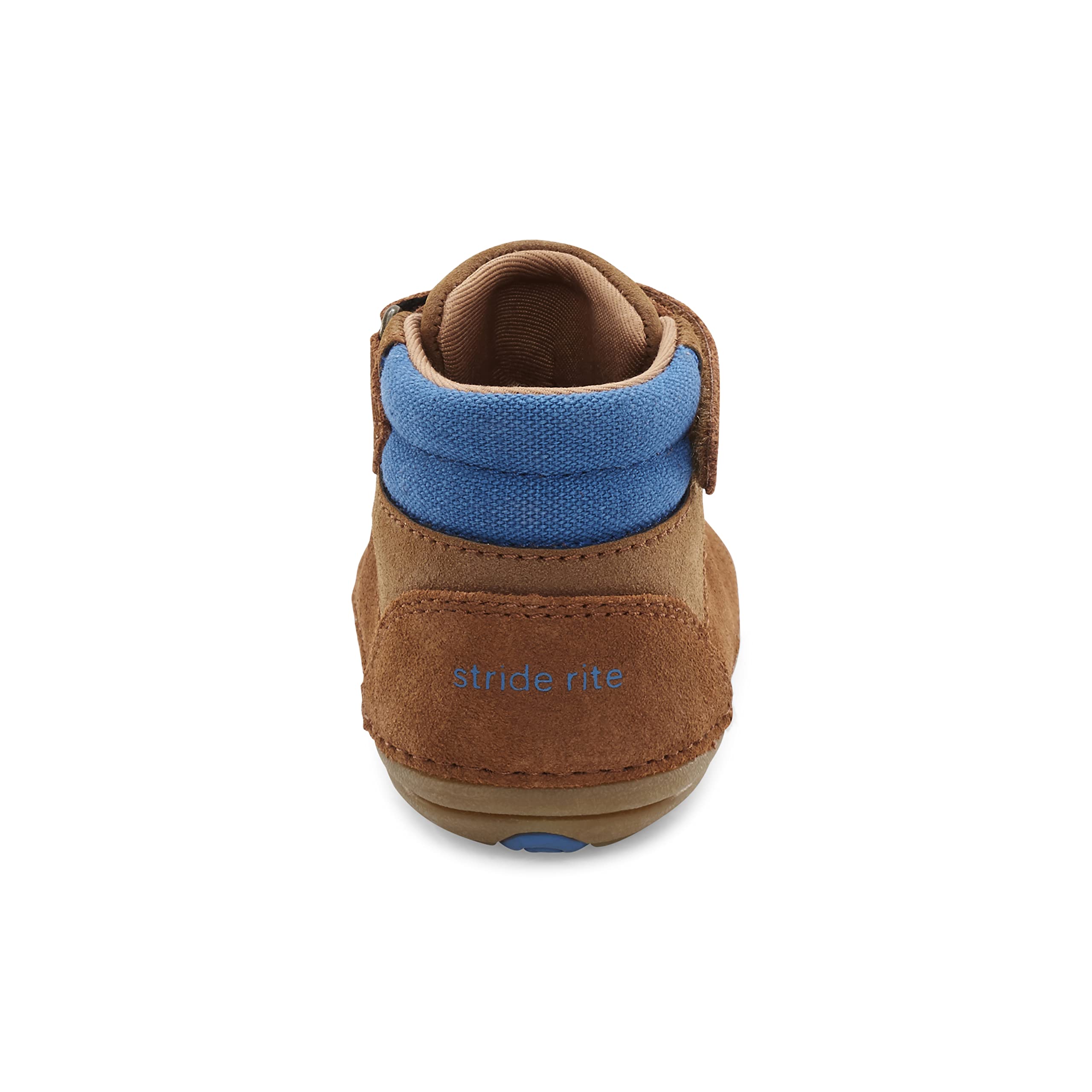 Stride Rite Baby Boys SM Russell First Walker Shoe, Brown, 4.5 Wide Infant