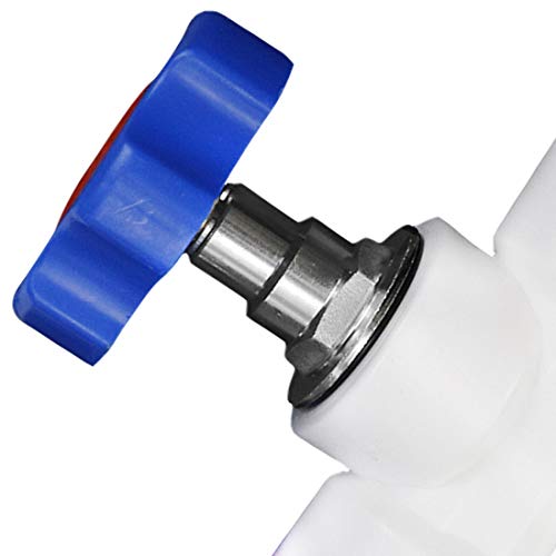 Meprotal 2pcs 3/4 PE Quick Connect Pipe Shut-Off Valves Water Pipe Fittings Fit for DN20 Pipe / 25mm Diameter