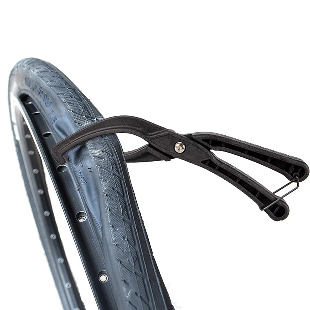 MMOBIEL Bicycle Tire Pliers Changing Tool Removal Clamp Tire Changer for Easily Changing Any Bike Tire - Black