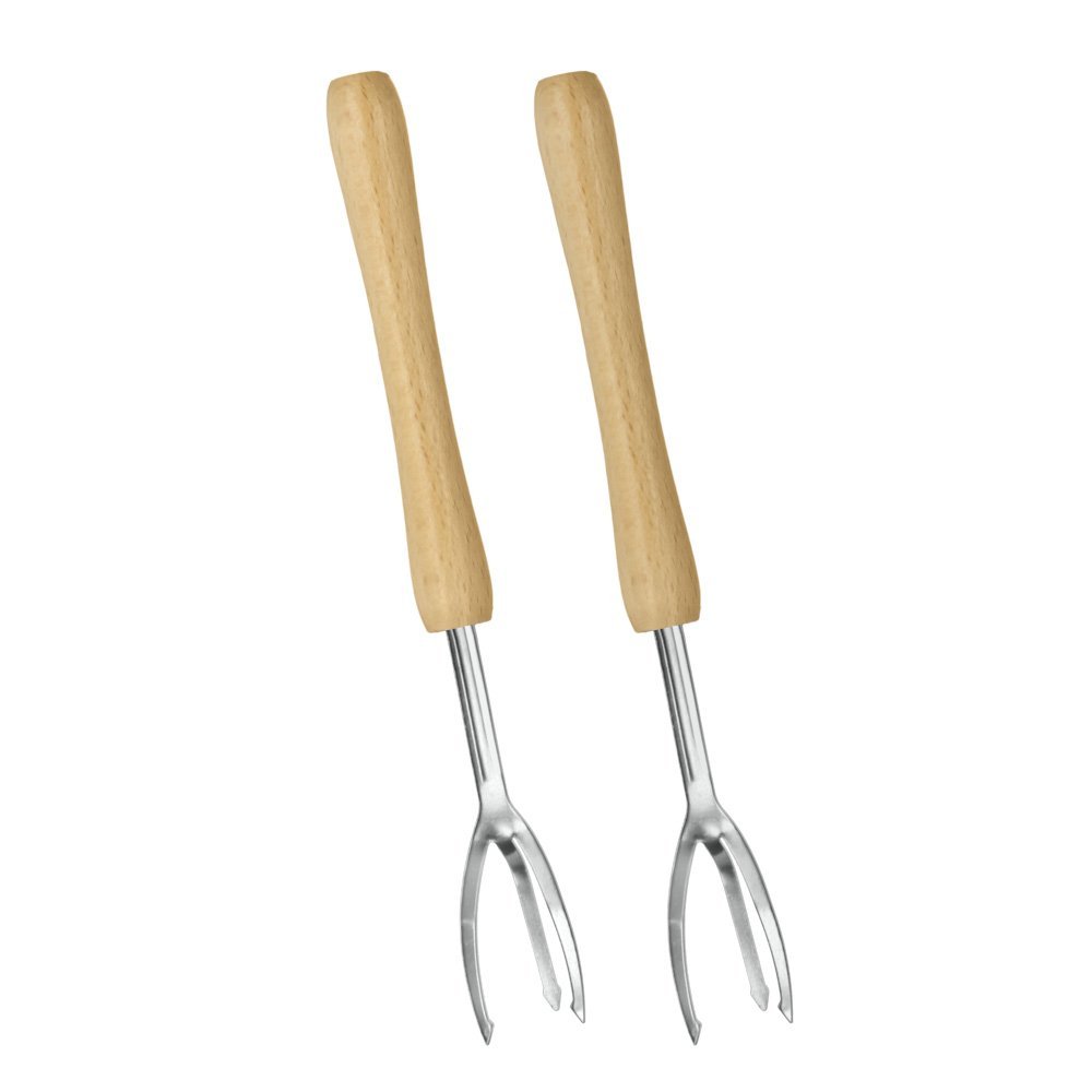Metaltex 2 Piece Potato Peeling Forks, Multicolor