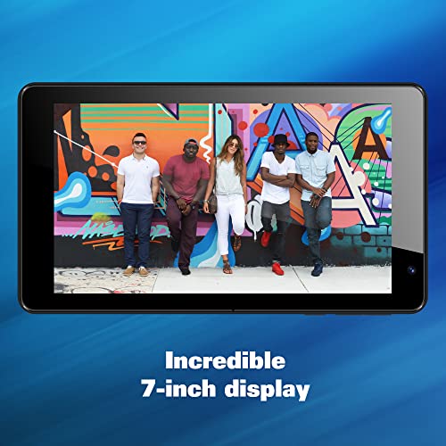 Yezz Epic 3 Tablet, 7" TN Display, 32 GB, Latest Model (2022, WiFi only), Designed for The Whole Family, 1 Year Warranty in The US, Blue