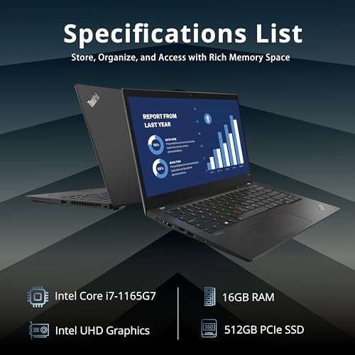 Lenovo Thinkpad T14s Gen 2 14.0" UHD Business Laptop, Intel Core i7-1165G7, 16GB RAM, 512GB SSD, Fingerprint Reader, Backlit Keyboard, WiFi 6E, Bluetooth, Win 11 Pro, Black, 32GB Hotface USB Card