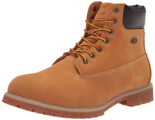 Lugz mens Convoy Fleece Winter Boot, Golden Wheat/Bark/Tan/Gum, 8.5 US