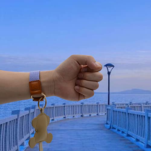 MIANQIONGFENG key chains women.key chain wallet women.key chains.Wristlet Lanyard.Stretchy Wrist Lanyard Key Chain Strap.Stretchy Keychain Holder,ID Badge Wallet Holder