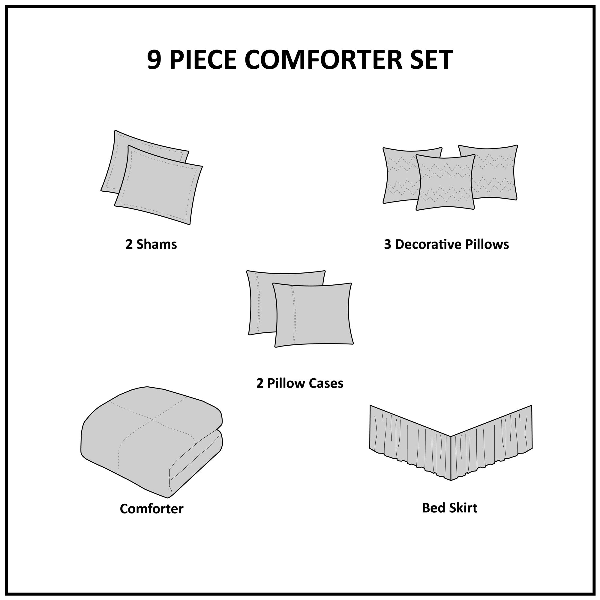 Madison Park Cadence Comforter Set, Queen (90 in x 90 in), Aqua