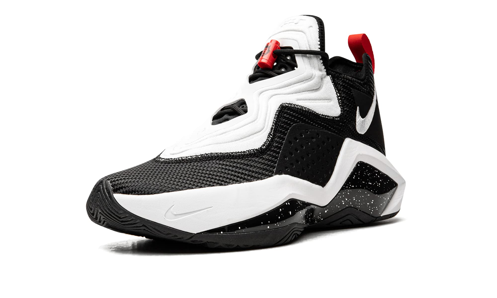 Nike Mens Lebron Soldier XIV 14 Basketball Shoes (Black-White-University Red, 11, Numeric_11)