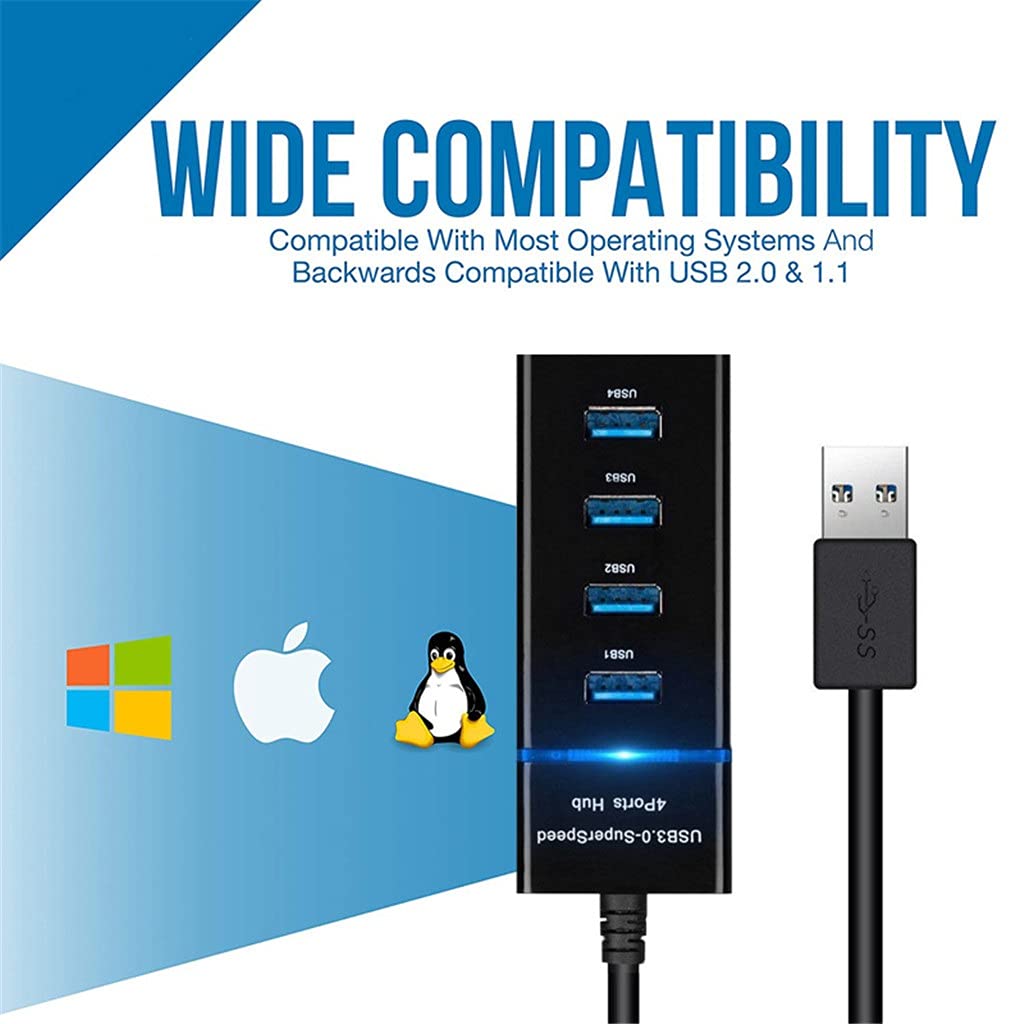 XXXDXDP USB 3.0 Hub High Speed Multi USB Splitter Expander for Computer PC Laptop Accessories USB 3.0 HUB Adapter