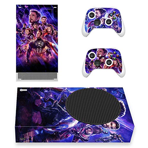 The Hero Series Movie Game Console Series S Console and Controller Skin Set, Skin Wrap Decal Kit