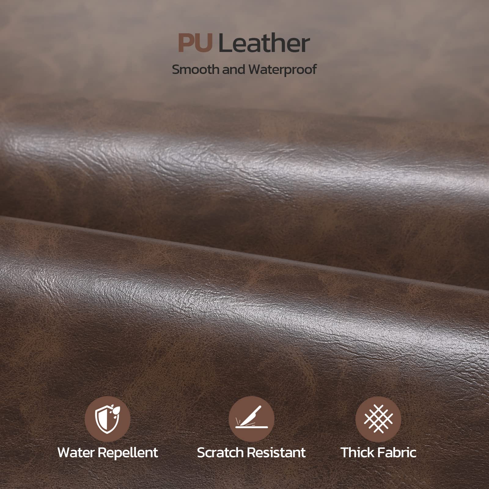 Toiletry Bag for Men, Travel Essentials Travel Toiletry Bag, Water-Resistant Compact Bathroom Roll Organizer for Hygiene, Shaving kit, Valentines Day Gifts for Him(1.Chic Brown(PU Leather))