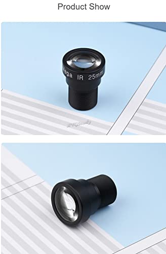 XYGStudy M12 Long Focal Length Lens, 5MP, 25mm Focal Length, Large Aperture, Compatible with Raspberry Pi Camera M12 (WS0202505)