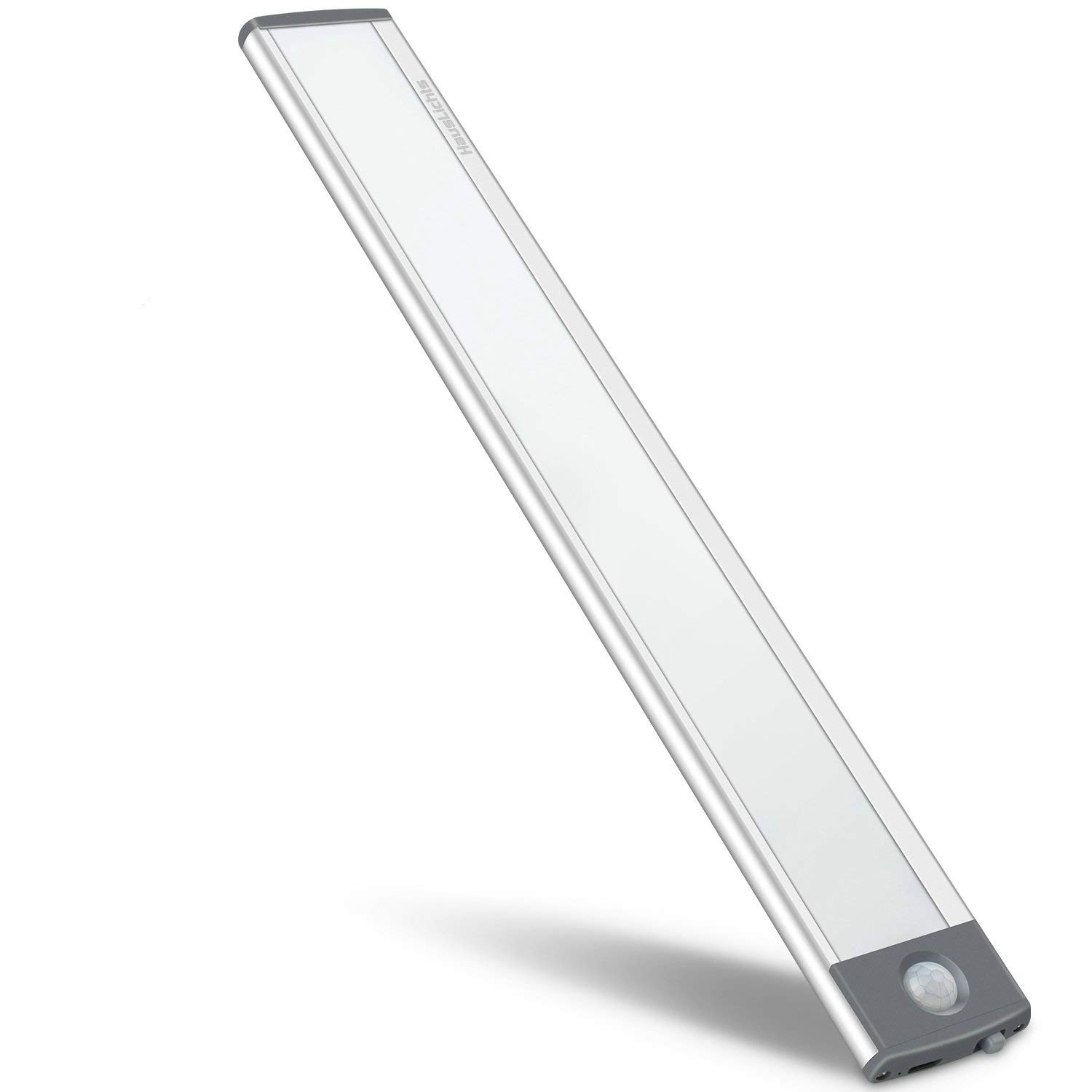 Motion Sensor Cabinet Light, Under Counter Closet Lighting, 54-LED Wireless Rechargeable Kitchen Lights,Battery Powered Light,Wardrobe Light