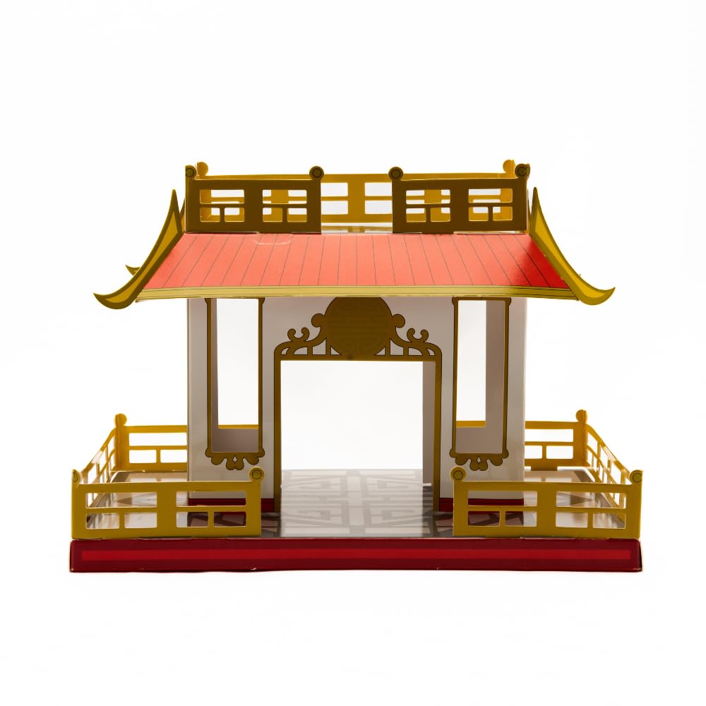 Ma Fête Paper Cupcake Stands - Birthday Party Cupcake Stand with Ninja Theme and Design for Displaying Desserts and Treats – Perfect for Any Occasion Cupcake Stand, Pagoda