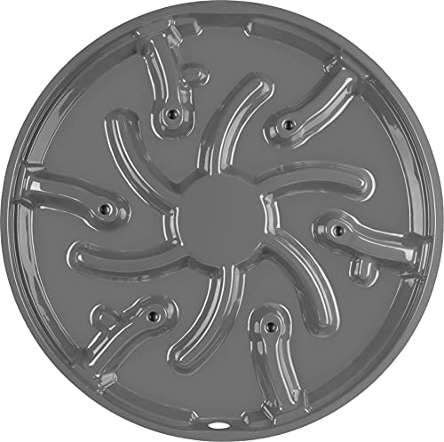 Tough Pans 87093 Dry Lift Water Heater Pan with PVC Adapter, 25" Diameter Black