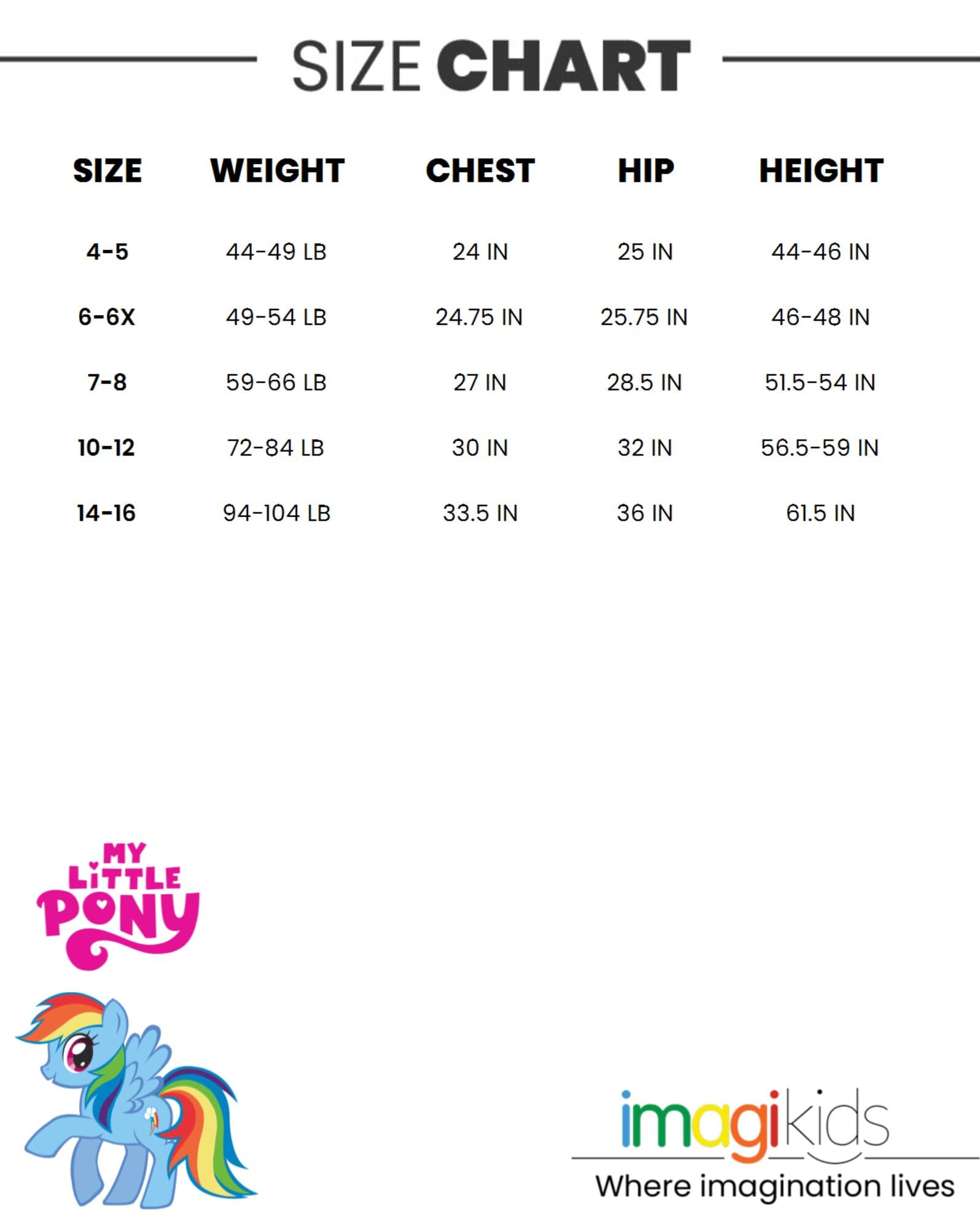 My Little Pony Skydancer Glory Big Girls Ruffle T-Shirt Legging Set White/Blue 14-16