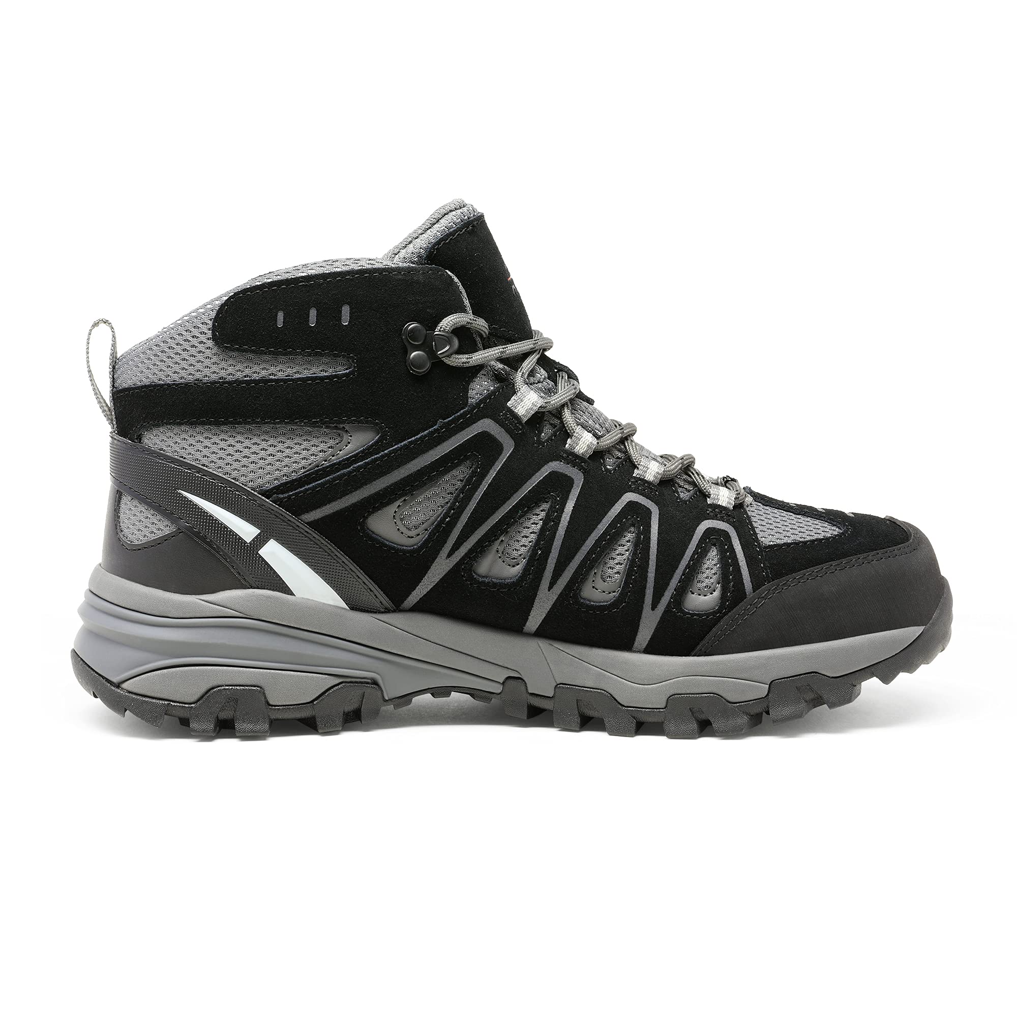 NORTIV 8 Men's Ankle High Waterproof Hiking Boots Outdoor Trekking Trails Boots SNHB211M Black Size 12 M US