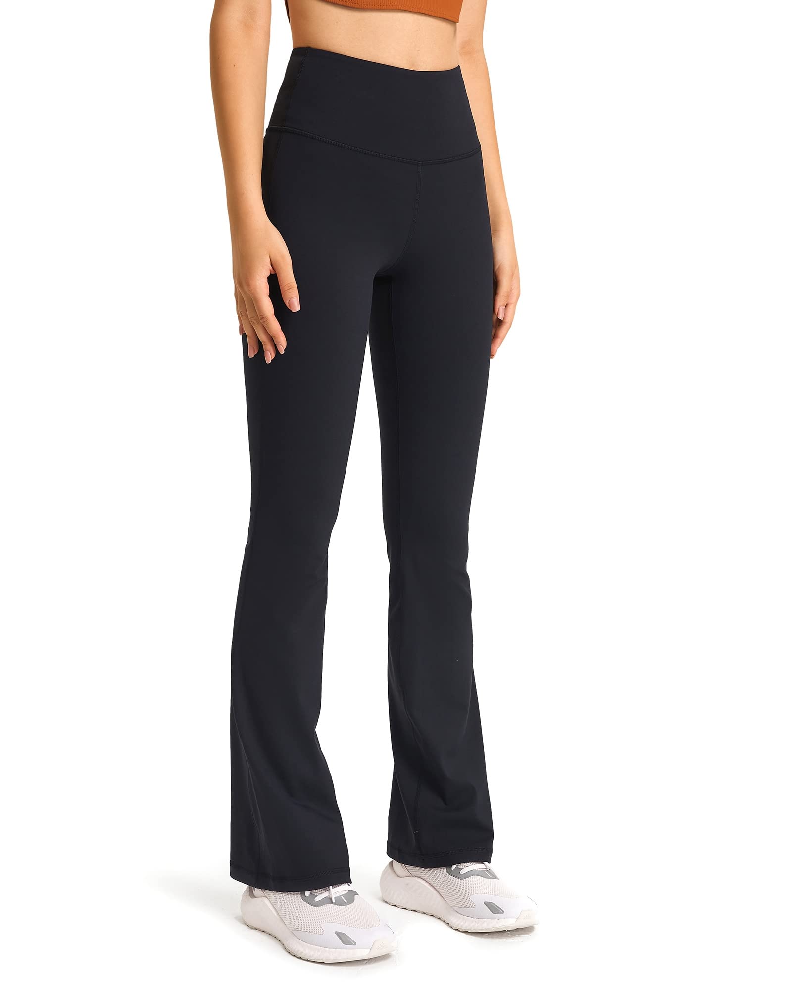 TURBOFIT Flare Yoga Pants for Women Buttery Soft High Waist Bootcut Pants Bootleg Stretch Tummy Control Workout Leggings