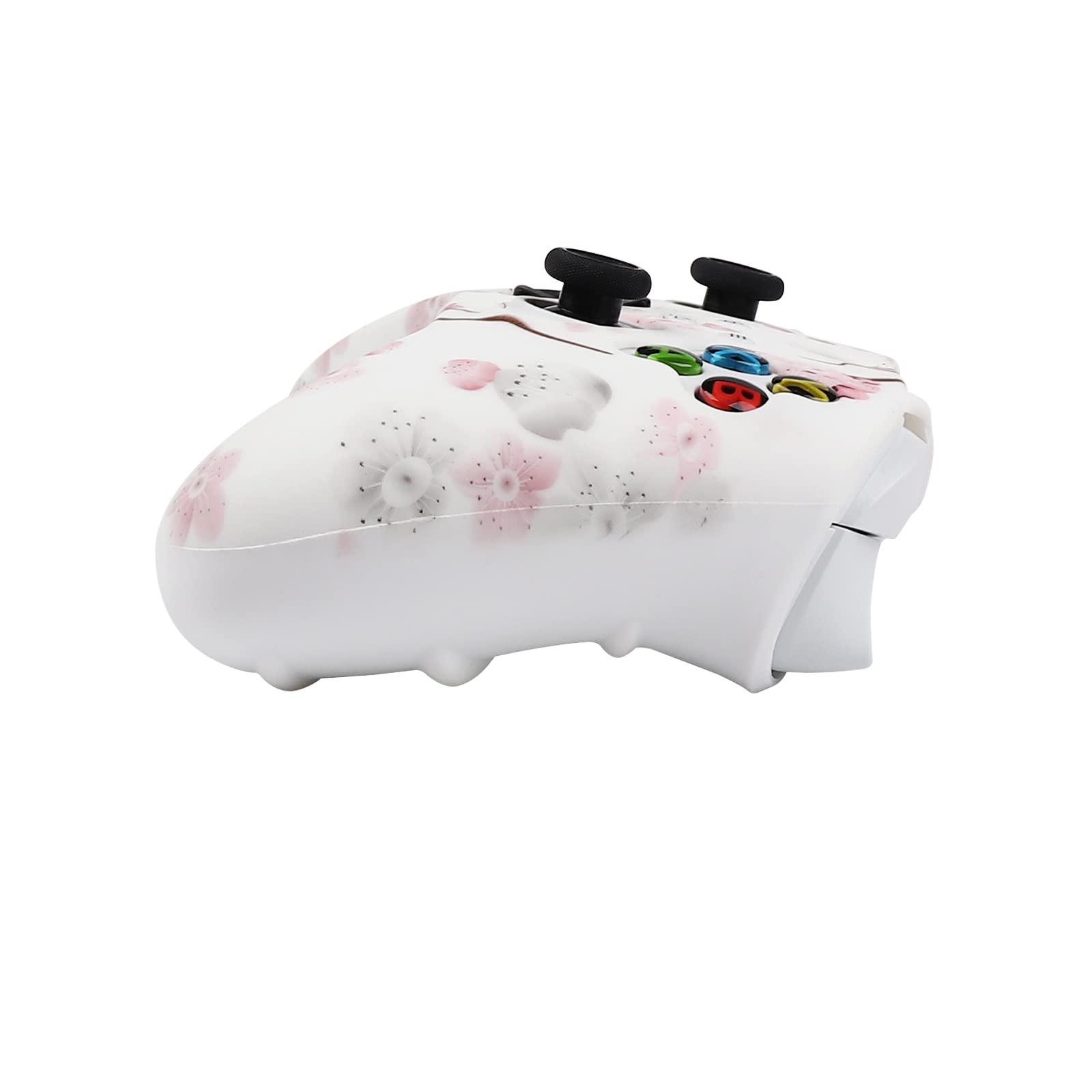 ROTOMOON Xbox Series Glitter Silicone Controller Skins with 8 Thumb Grips, Sweat-Proof Anti-Slip Controller Cover Skin Protector Compatible with Xbox Series S/X Controller
