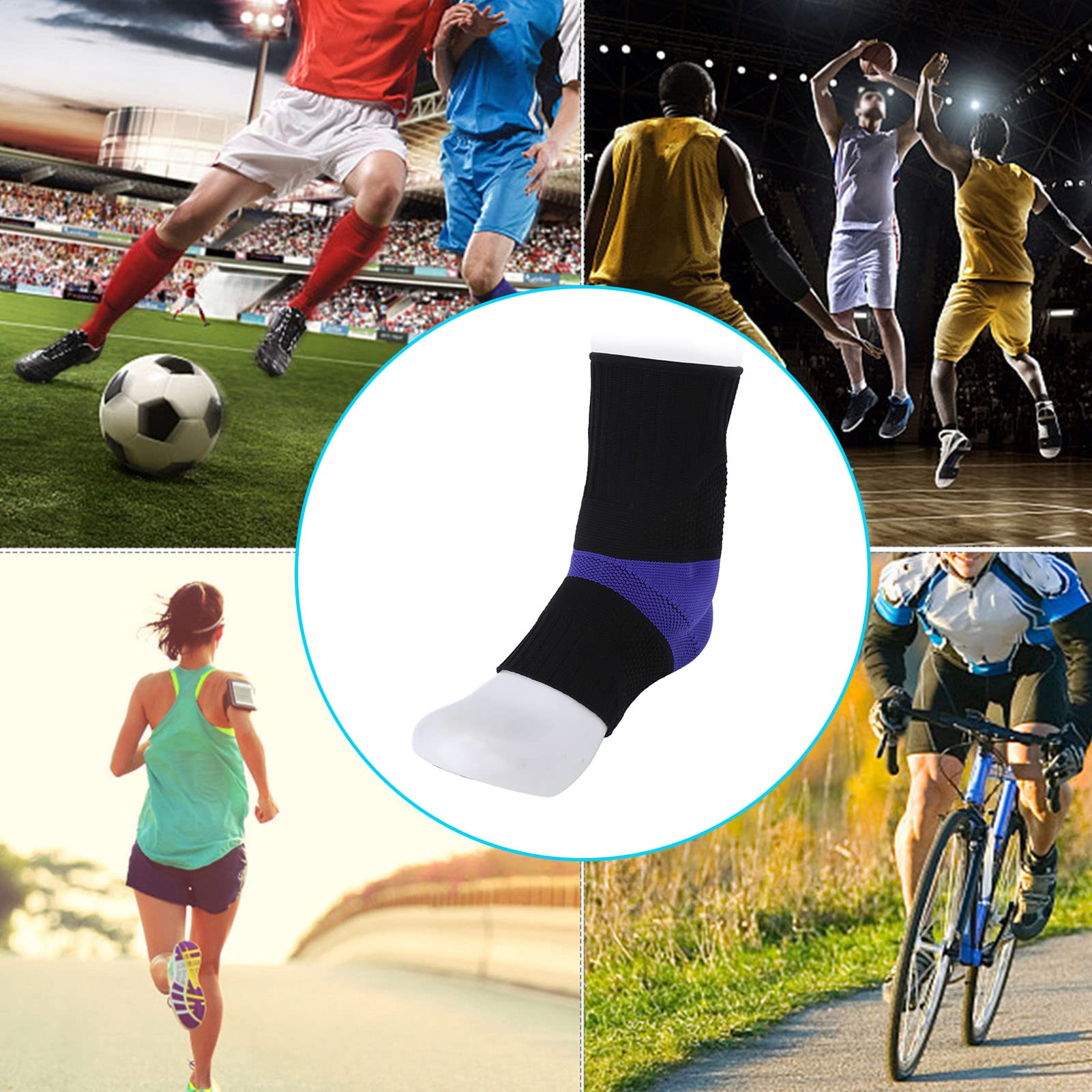 SALALIS Ankle Brace, Ankle Guard Swelling Relief Injury Reduction for Sports Man(XL)