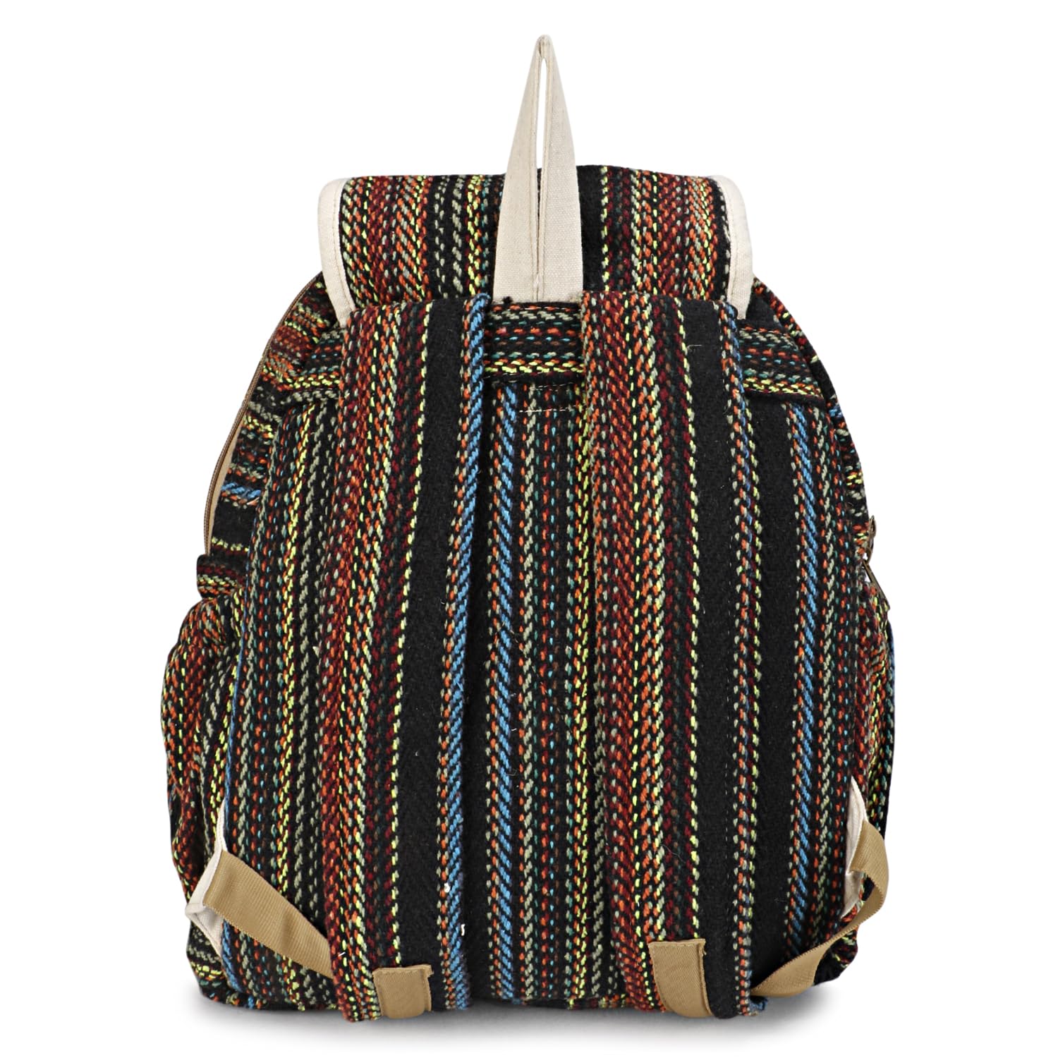 LONGING TO BUY Himalyan Hemp Laptop Bag Backpack/Traveller Bag, Hemp Laptop Bag (Cream-2)