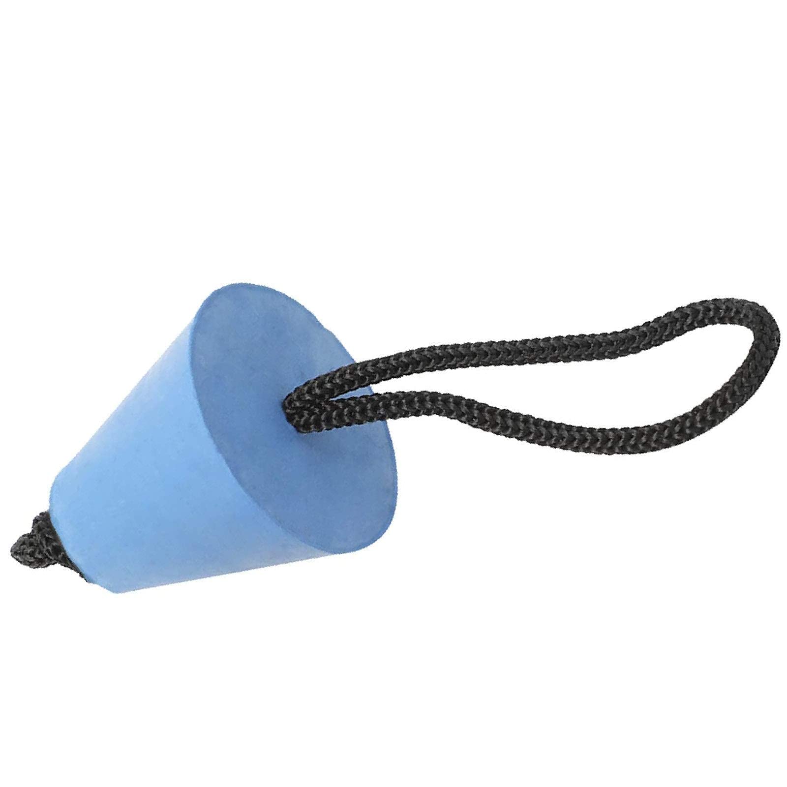 NovelBee 12pcs Universal Kayak Scupper Plug Kit with Lanyard Fits 3/4" to 1.5" Boat Scuppers or Scupper Holes (Light Blue)