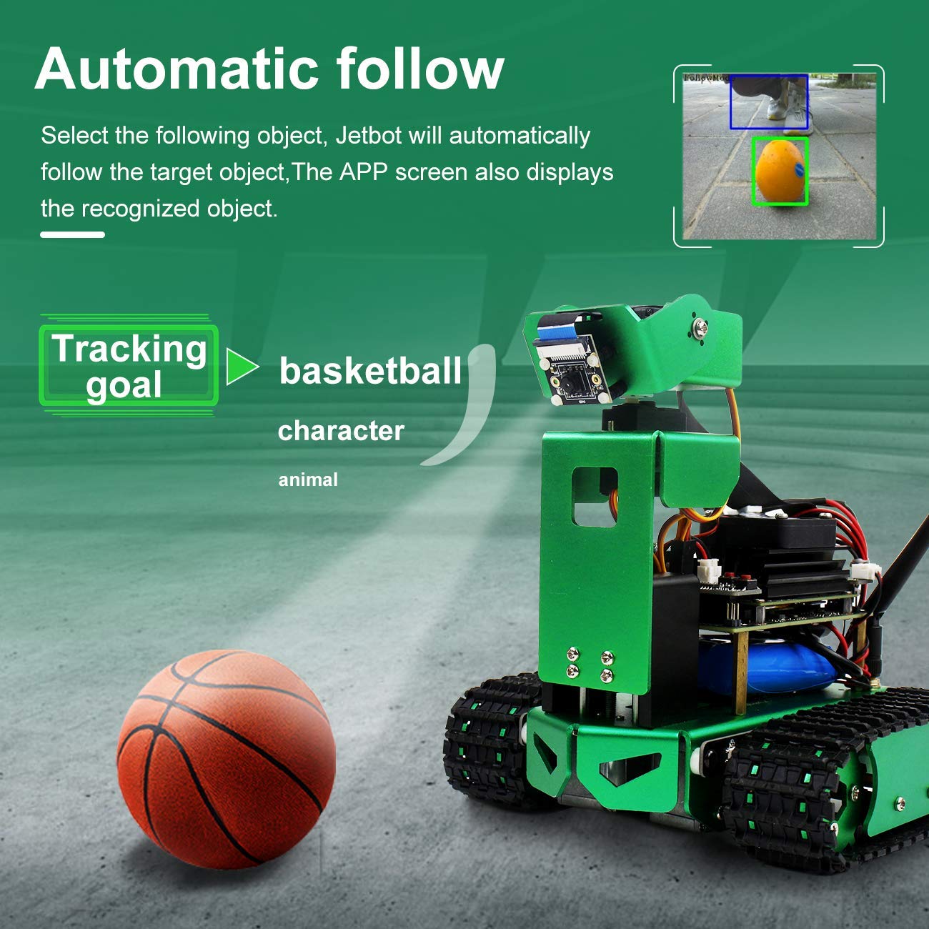 Yahboom AI Robot Jetsbot with NVIDIA Jetson Nano B01 Official Development Board
