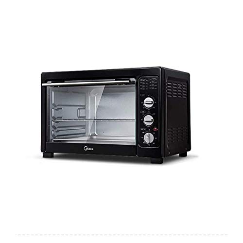 Large Capacity Household Desktop Electric Oven Small Black Baking Cake Oven Multifunctional Independent Temperature Control Oven 38L Mini Ovens