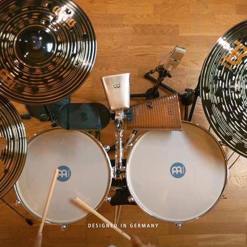 Meinl Percussion Block with Adjustable Mount, Low Pitch β NOT MADE IN CHINA β For Perc Rigs, Drum Set or Marching Band, TWO-YEAR WARRANTY (MPE4R)