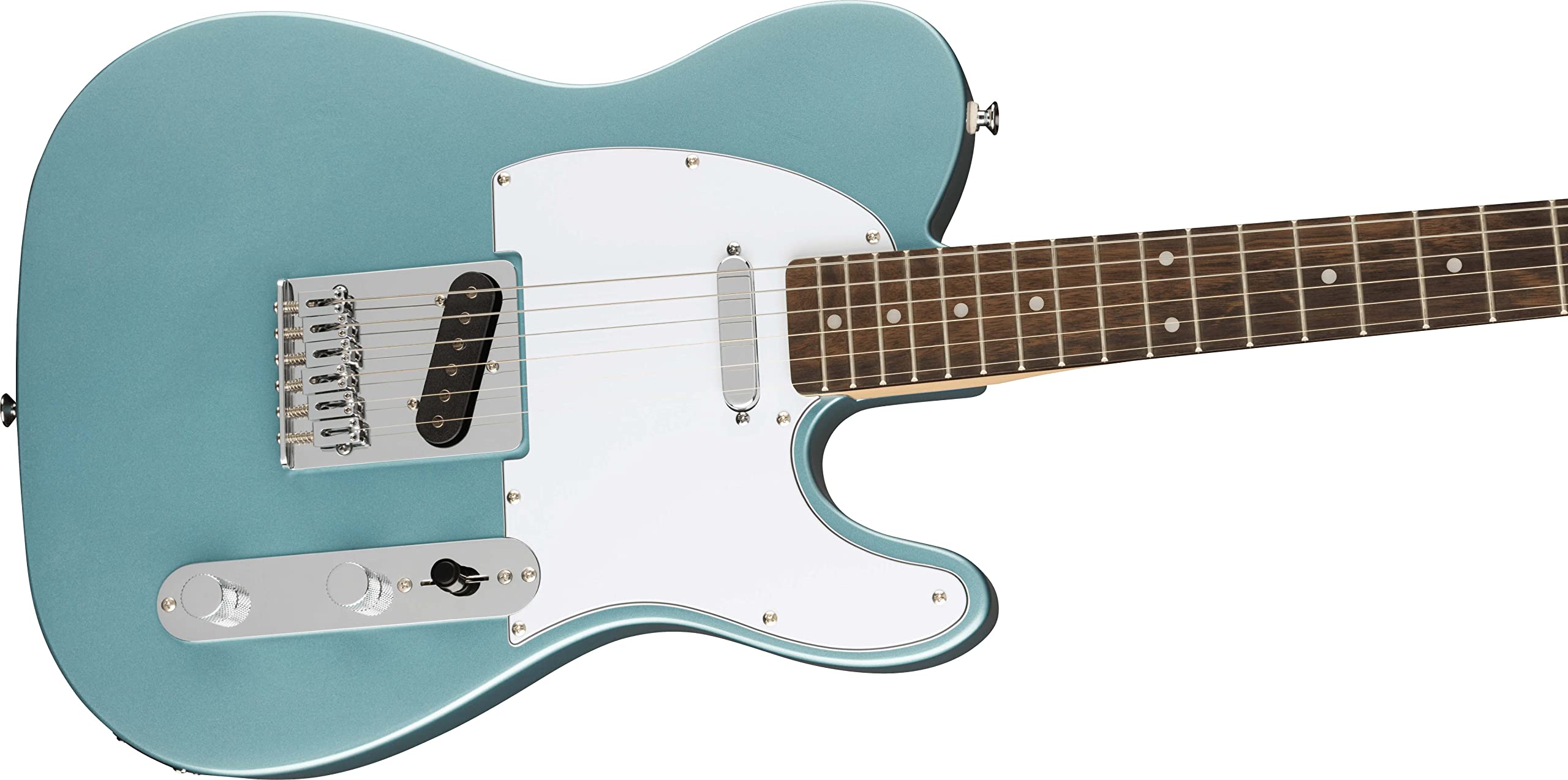 Squier Affinity Series FSR Telecaster Electric Guitar, Ice Blue Metallic, Laurel Fingerboard