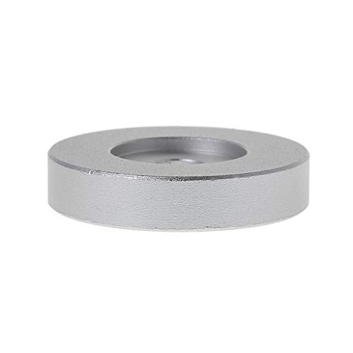 luosh Record Turntable Adapter 45 RPM Aluminum Silver for 7" Vinyl Technics SL1200 Series