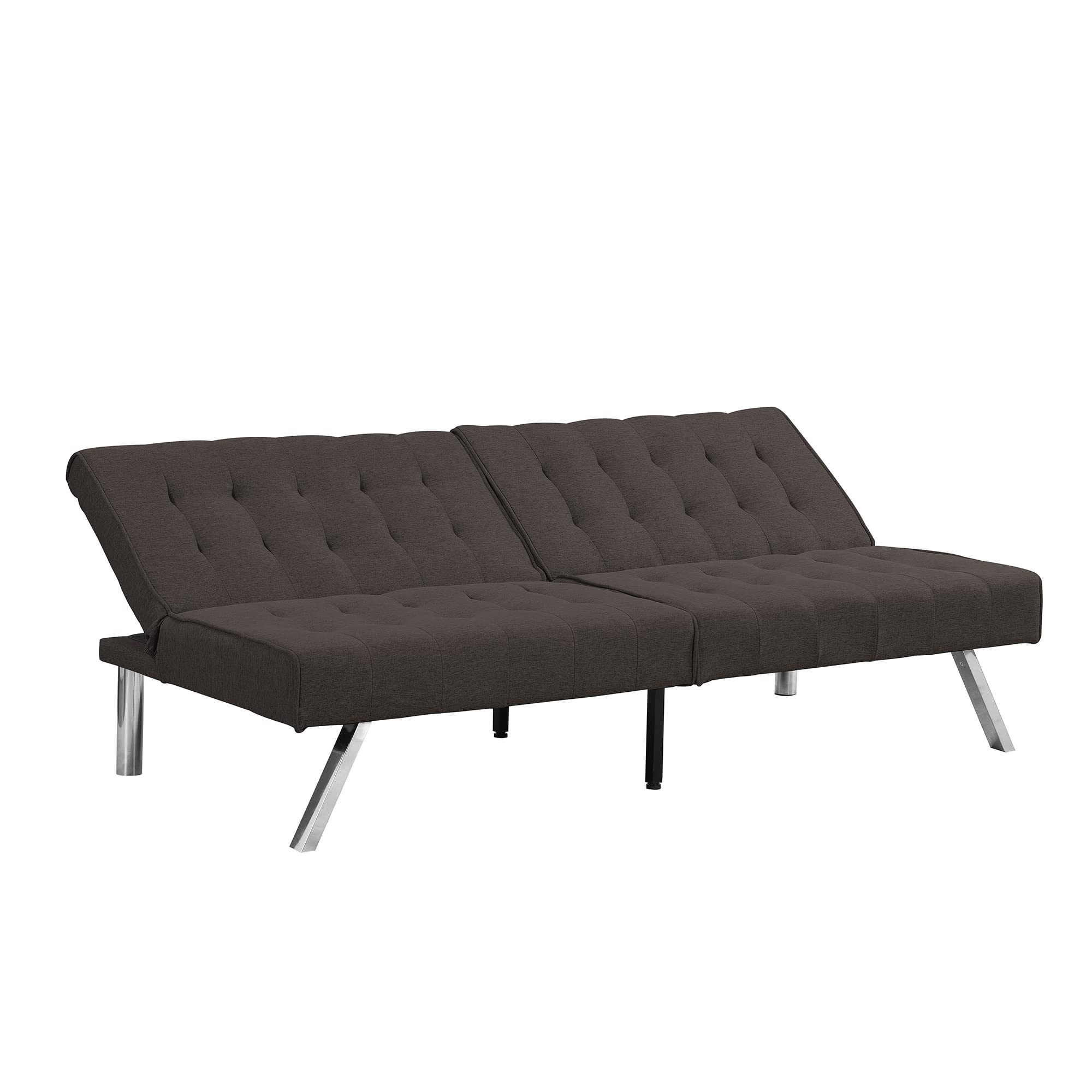 YUNLife&Home Convertible Loveseat Sofa Bed Sleeper Daybed,Modern Upholstered Folding Recliner,Small Splitback Futon Sofá,2 Seaters Couches for Compact Living Space/Dorm/Aparment/Bonus Room