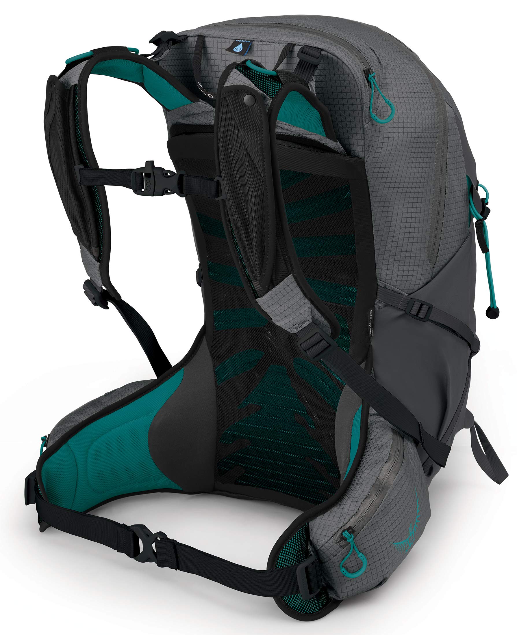 Osprey Tempest Pro 18L Women's Hiking Backpack, Titanium, Medium/Large
