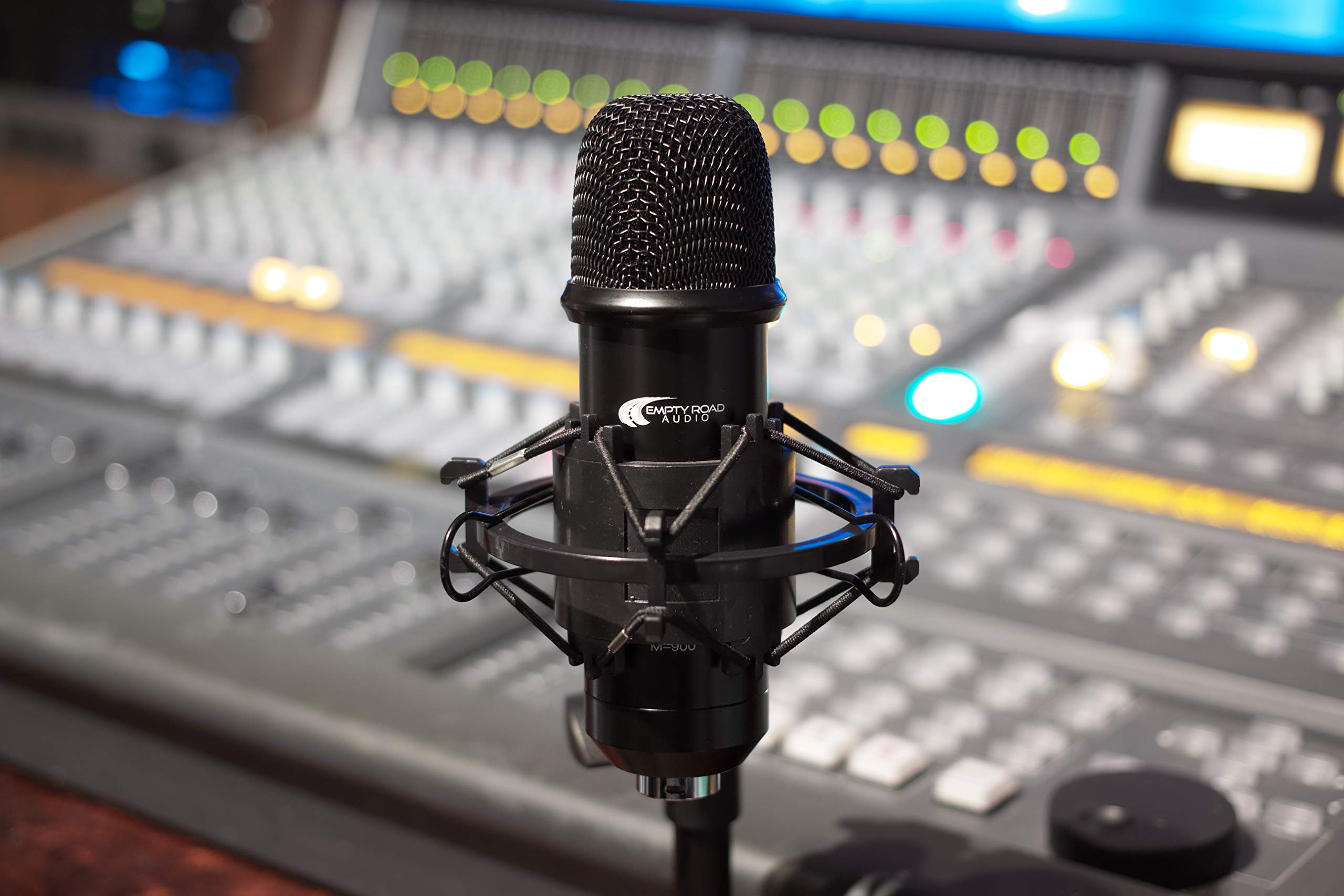 M-900 Condenser XLR Microphone with Desktop Mic Stand Kit - Ideal for Home Recording Studio, Vocal, Singing, Podcast, Gaming, and Streaming - All Metal Construction - Empty Road Audio