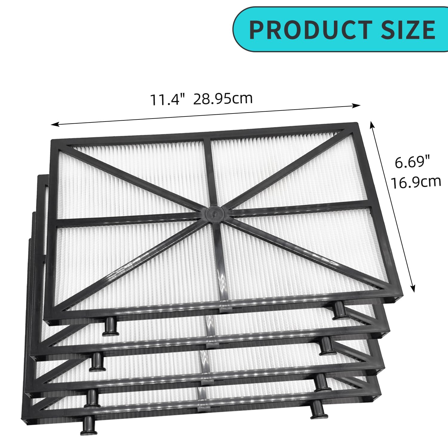 Ultra Fine Cartridge Filter Panels Part Number: 9991432-R4 Robotic Pool Cleaner Filter m400, m500, Nautilus CC Plus