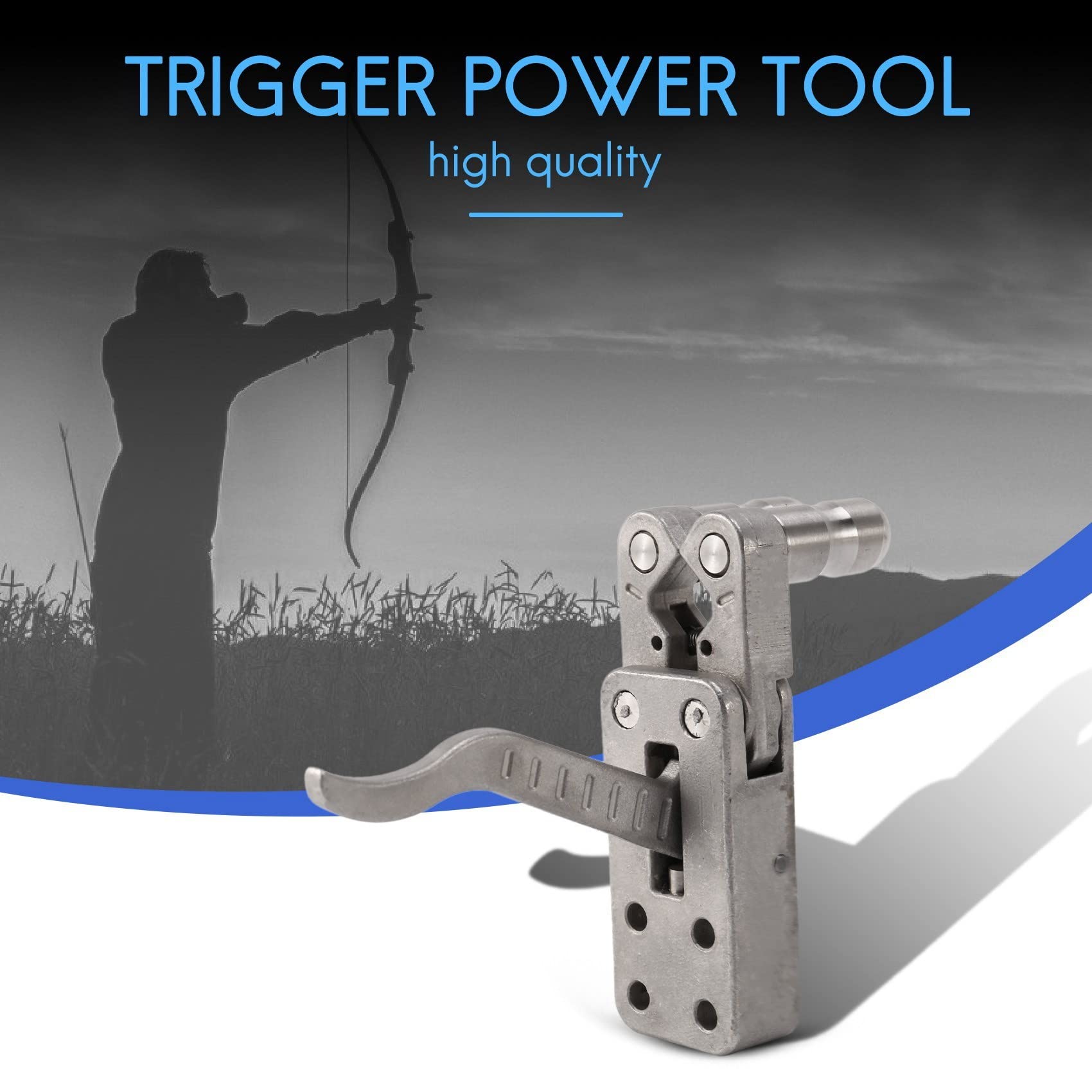 Spacesea Release Device, Stainless Steel Strong Force Catapult Trigger, DIY Accessory Catapult Trigger with 8 Screws