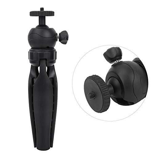 Mini Desktop Tripod, Portable Tabletop Tripod Stand Mount Holder with 1/4 Screw for Smartphone Action Camera
