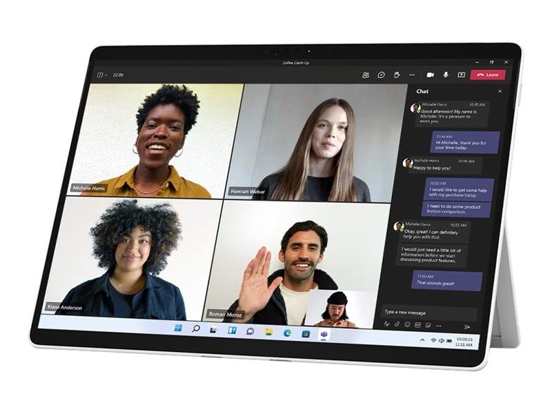 Microsoft Surface Pro 7 2-in-1, 12.3" Touchscreen Tablet, 10th Gen Intel Core i3, 4GB RAM, 128GB SSD, Windows 10 Home, Platinum (with Surface Pen, Office 365 (1 Year) & Sleeve)