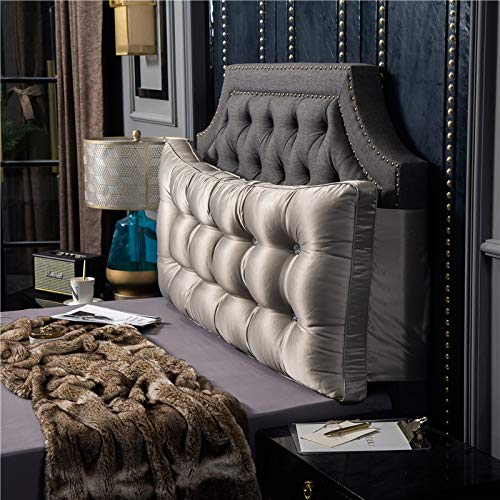 Lorier Simple Bilateral Pillow Removable Washable Curved Bedside Neck Protection Waist Cushion