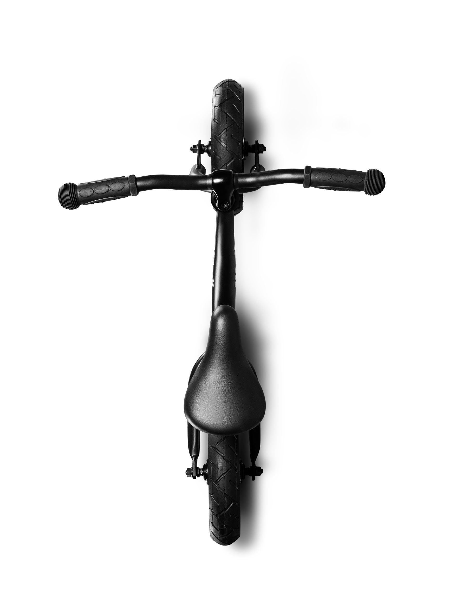 MicroClean Unisex Youth Balance Bike Scooter, Black, 60 cm
