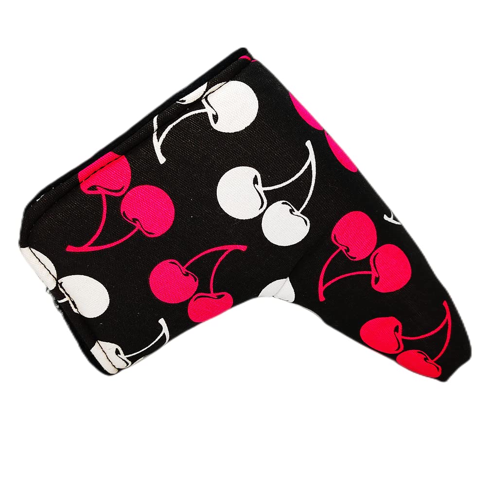 ROYMADE Golf Club Putter Head Covers 1pc Putter Cloth Head Covers for Putters Fit All Golf Clubs Headcover for All Brands (Black Putter cover)