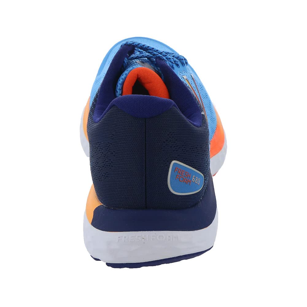 New Balance mens 680 V7 Running Shoe 11.5 Vibrant Sky/Vibrant Orange