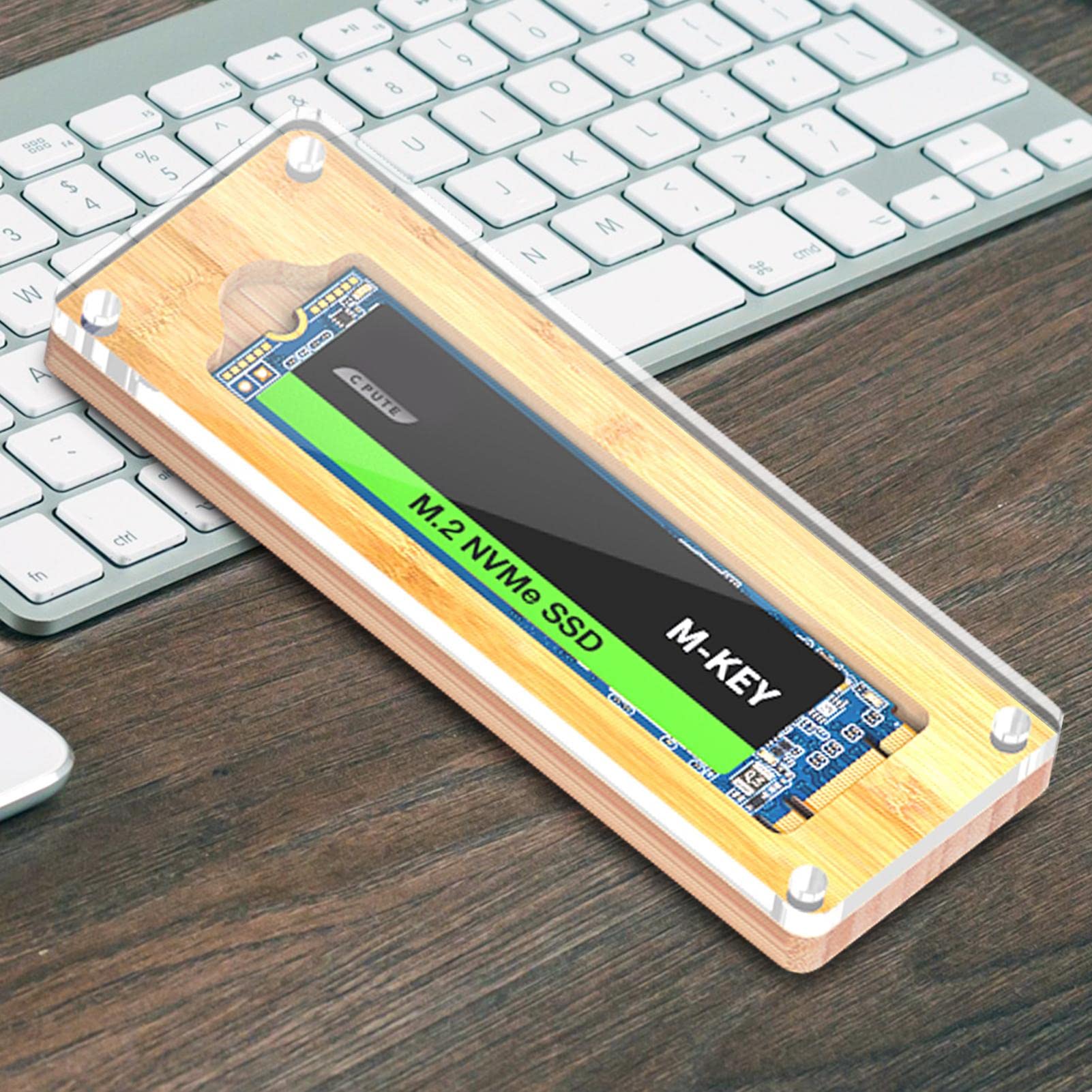 yuxun .2 2280 SSD Protector Case,Waterproof M2 2280 SSD Storage Case Holder Magnet Adsorption - .2 2280 The Internal Solid States Drive Protector Holder for PC Desktop Laptop