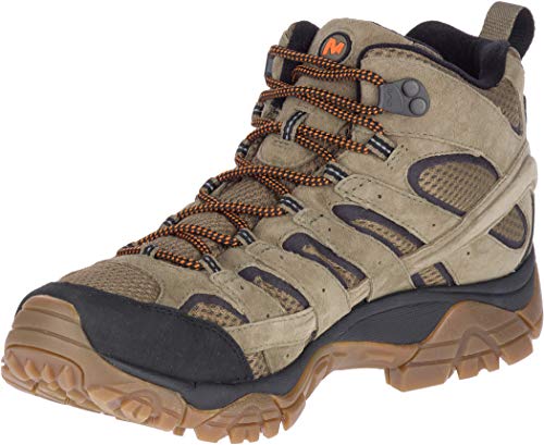 Merrell Men's Moab 2 Mid Gore-TEX, Olive, 9 US