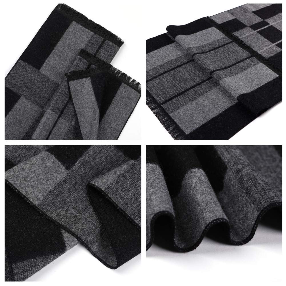 MANGATA CASA Cashmere Feel Scarf for Winter, Luxurious Unique Design Selection Scarf for Men & Women