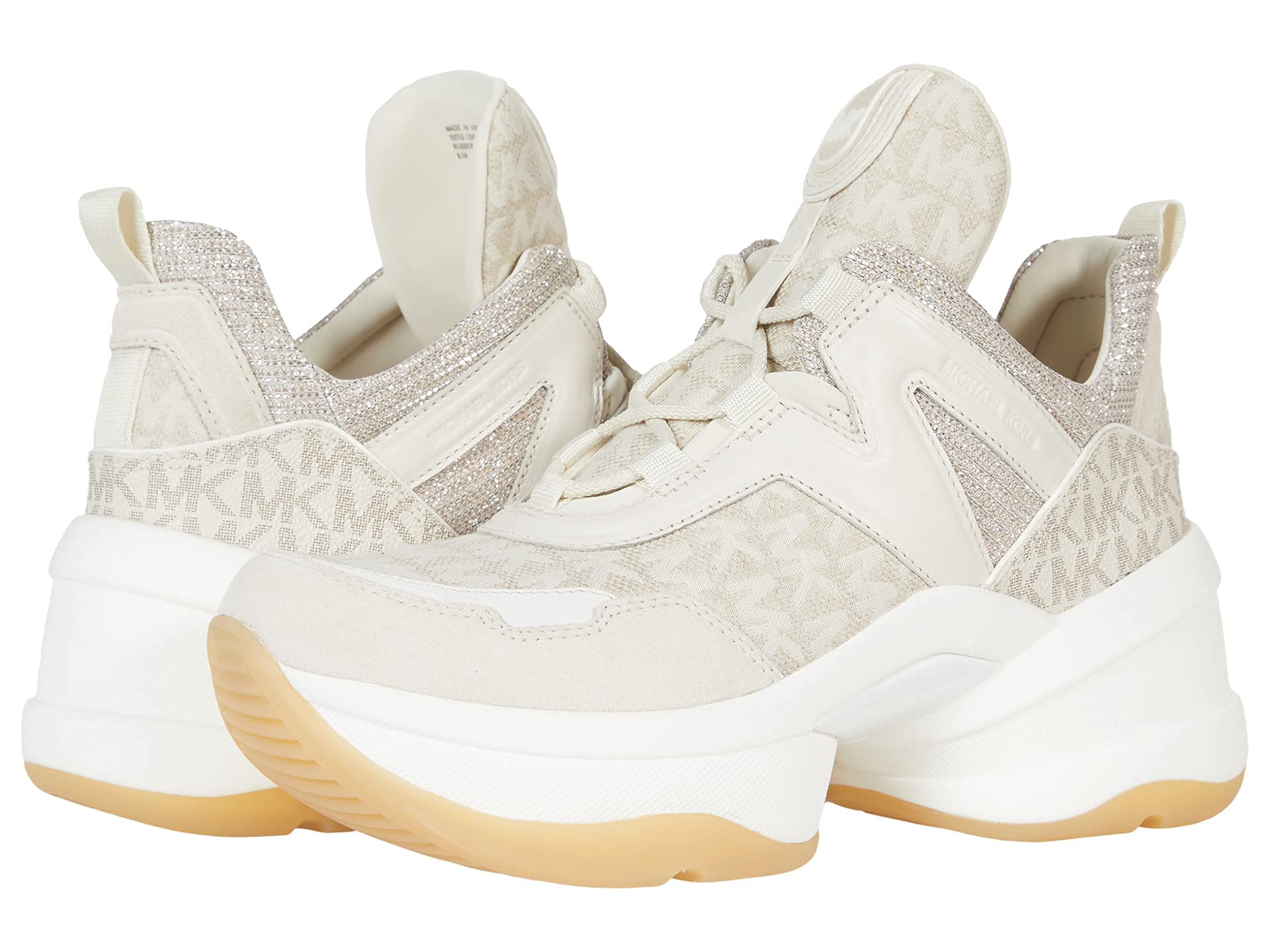 Michael Kors Olympia Trainer Natural Multi 8 M