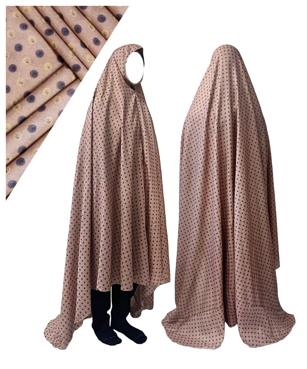 SARJ Full Length One-Piece Hijab/Jalbab Abaya for Prayers - Burka Dupattas Hiyab Khimar for Daily Prayers Anywhere
