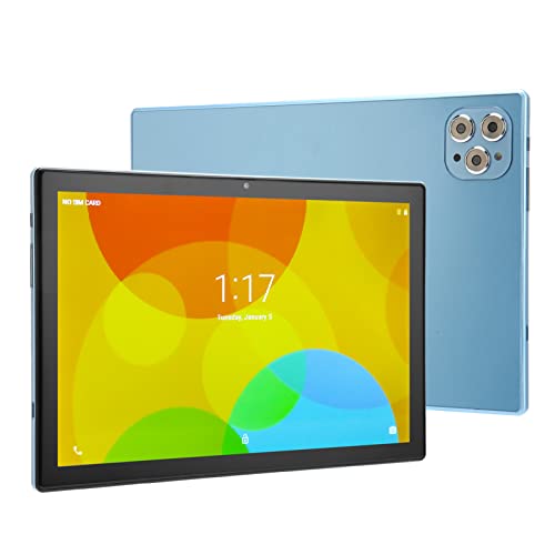 Tablet for Android10.1, 10.1 Inch 1600x2560 HD Touchscreen, 8 Core Processor, 6G RAM 128G ROM, 5G WiFi Bluetooth5.0 GPS, 8 24MP Dual Camera, 4G Network Calling